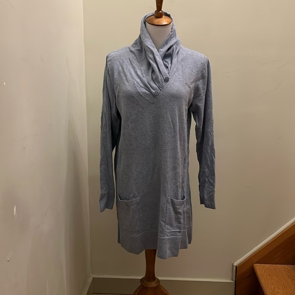 eight eight eight | Tops | Eight Eight Eight Long Tunic Top Bluegray ...